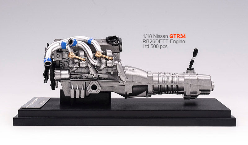 1/18 MH Motorhelix JDM Engine Model Nissan GTR R34 R35 Honda Type R EK ...