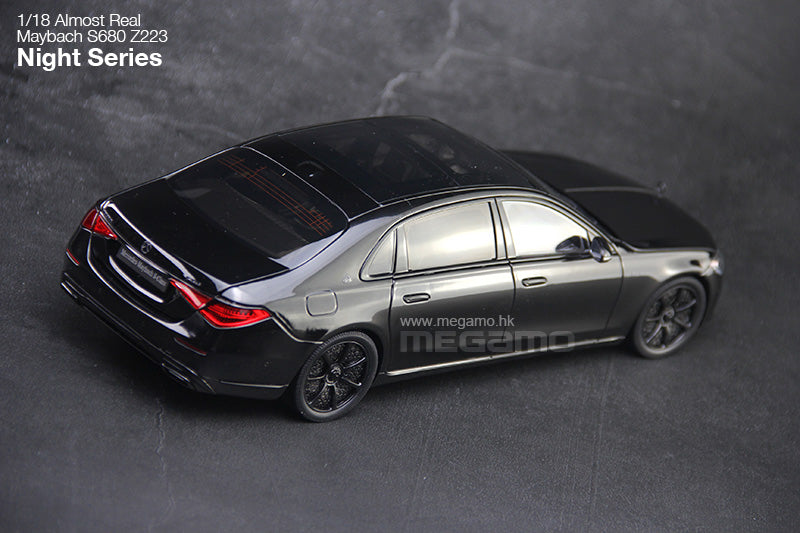 1/18 Almost Real Mercedes-Maybach S680 W223 Z223 Night Series Obsidian ...