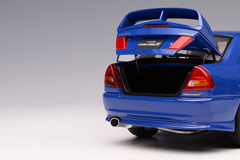 1/18 Motorhelix Mitsubishi Lancer EVO IV 4th White Red Blue JDM Diecas ...