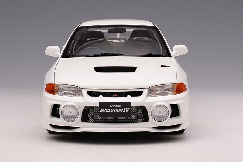 1/18 Motorhelix Mitsubishi Lancer EVO IV 4th White Red Blue JDM Diecas ...